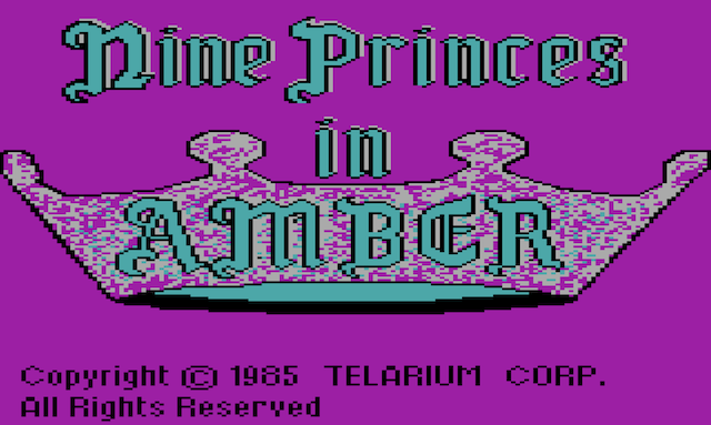 Nine Princes in Amber (1985) | PCjs Machines